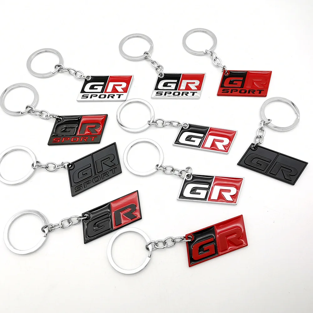1X-Car-GR-Sport-Keychain-GR-Key-Ring-Chain-for-HV-YARiS-Prius-Harrier ...