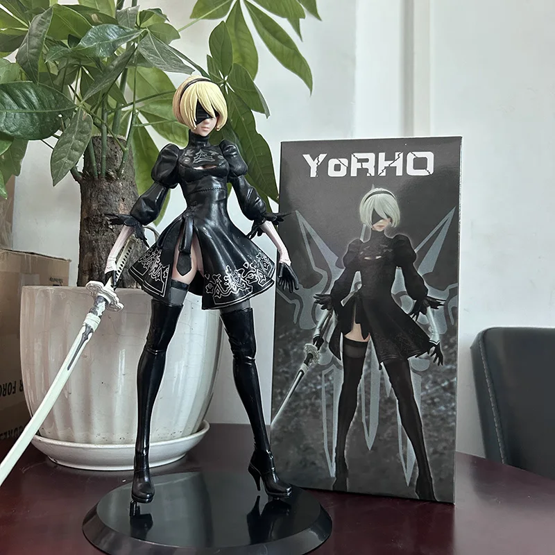28cm NieR:Automata 2B Yorha No.2 Tpye B Anime Figures Deluxe Pvc Action ...