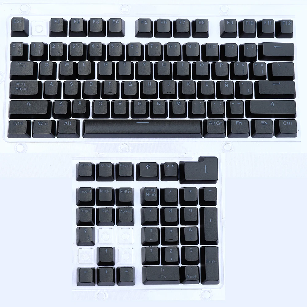 OEM Keycaps PBT 104 key ANSI ISO Top Backlit English Korean Russian ...