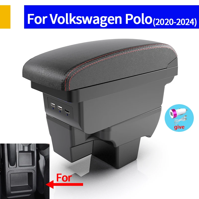 For-Volkswagen-Polo-Armrest-box-For-VW-Polo-Car-Armrest-Dedicated ...