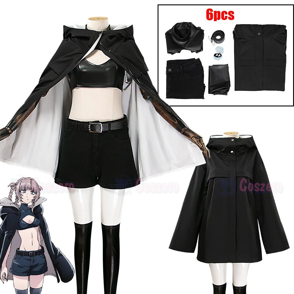 Call of The Night Cosplay Nanakusa Nazuna Cosplay Costume Wig Black ...