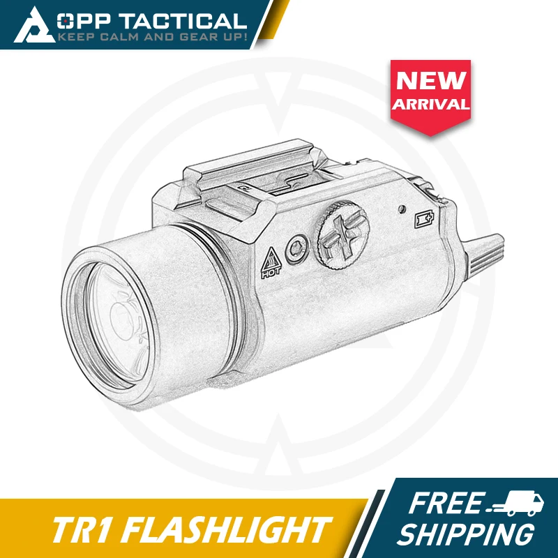 Tactical-TR1-HL-1000-Lumen-Flashlight-for-Pistol-GLOCK-17-18-19-CZ-75 ...