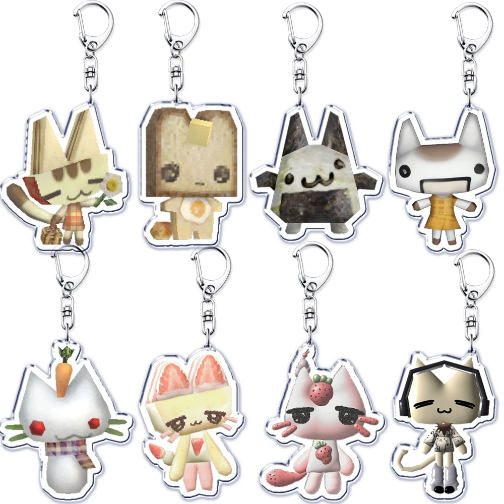 Hot-Y2k-Cute-Toro-Inoue-Keychains-Kawaii-Ha4to-Cats-Kitten-Keyring-for ...