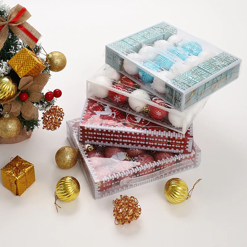 New-Christmas-Party-Decorations-Ball-In-Box-Christmas-Ball-20-Gift ...