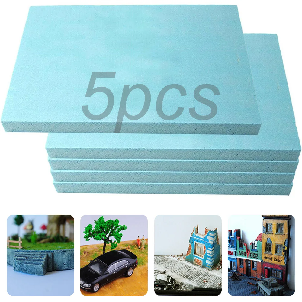 5pcs-Foam-Bricks-DIY-Model-Foam-Board-Diorama-Base-Slab-Foam-Board ...