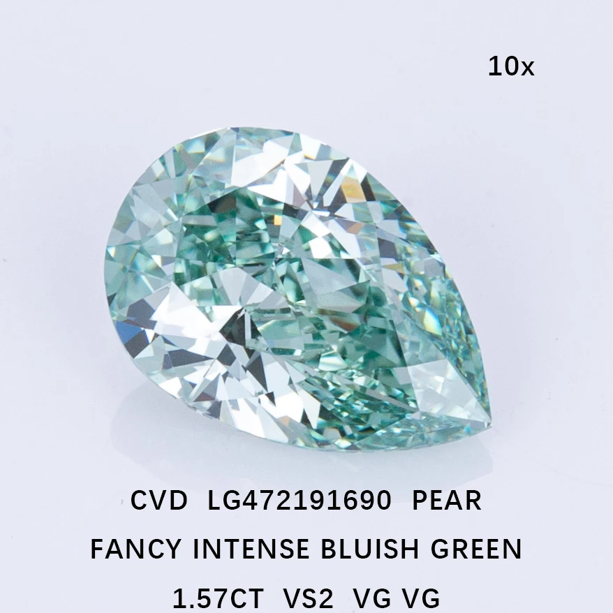 Messi-Jewelry-IGI-Certificate-1-5ct-VS2-Fancy-Intense-Bluish-Green-Loose-Diamond-CVDLab-Grown ...