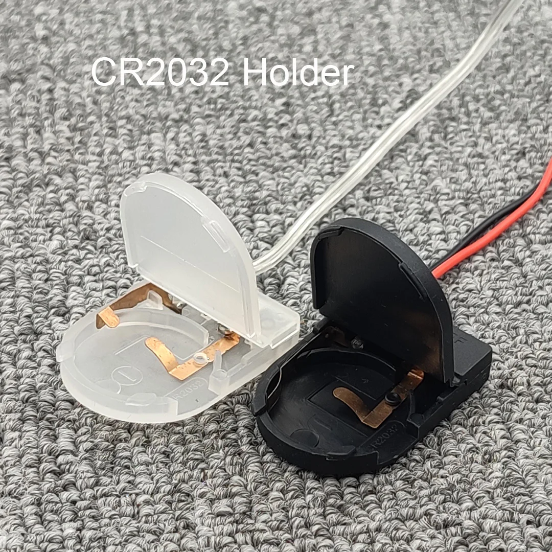 CR2032 Button Coin Cell Battery Socket Holder Case Cover With ON OFF ...