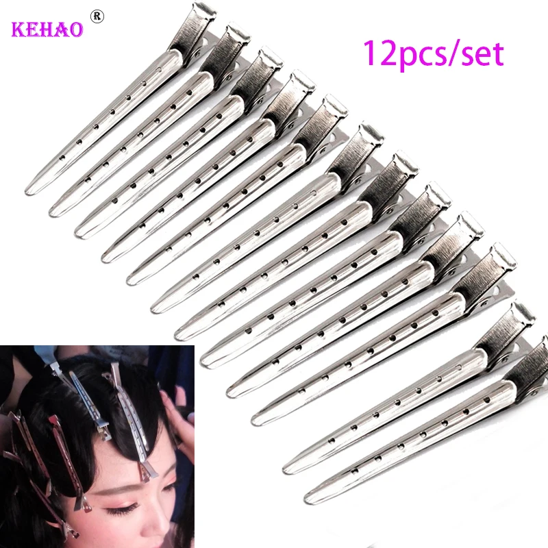 12pcs-lot-Steel-Hair-Clip-Hairdressing-Hairpin-Hair-Accessories ...