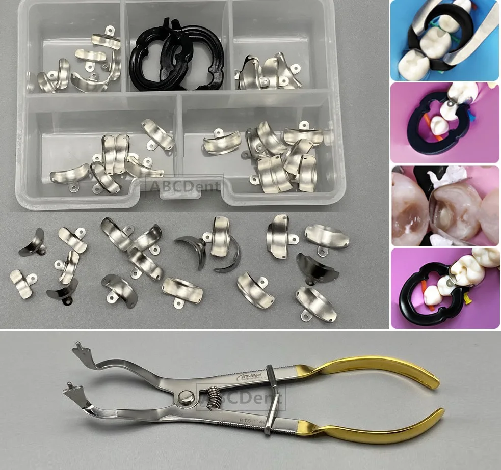 Dental-Endodontics-Sectional-Contoured-Metal-Matrix-Systems-Bands ...