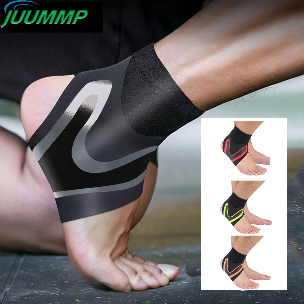 Ankle-Brace-Compression-Strap-Sleeves-Support-3D-Weave-Sports-Ankle ...
