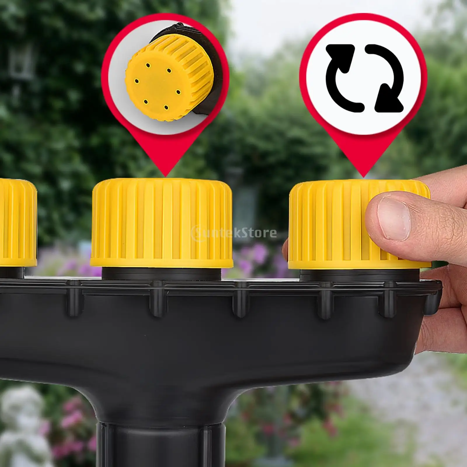 Système d'arrosage,3Head 1In 1.2In--Arroseur réglable pour jardin ...
