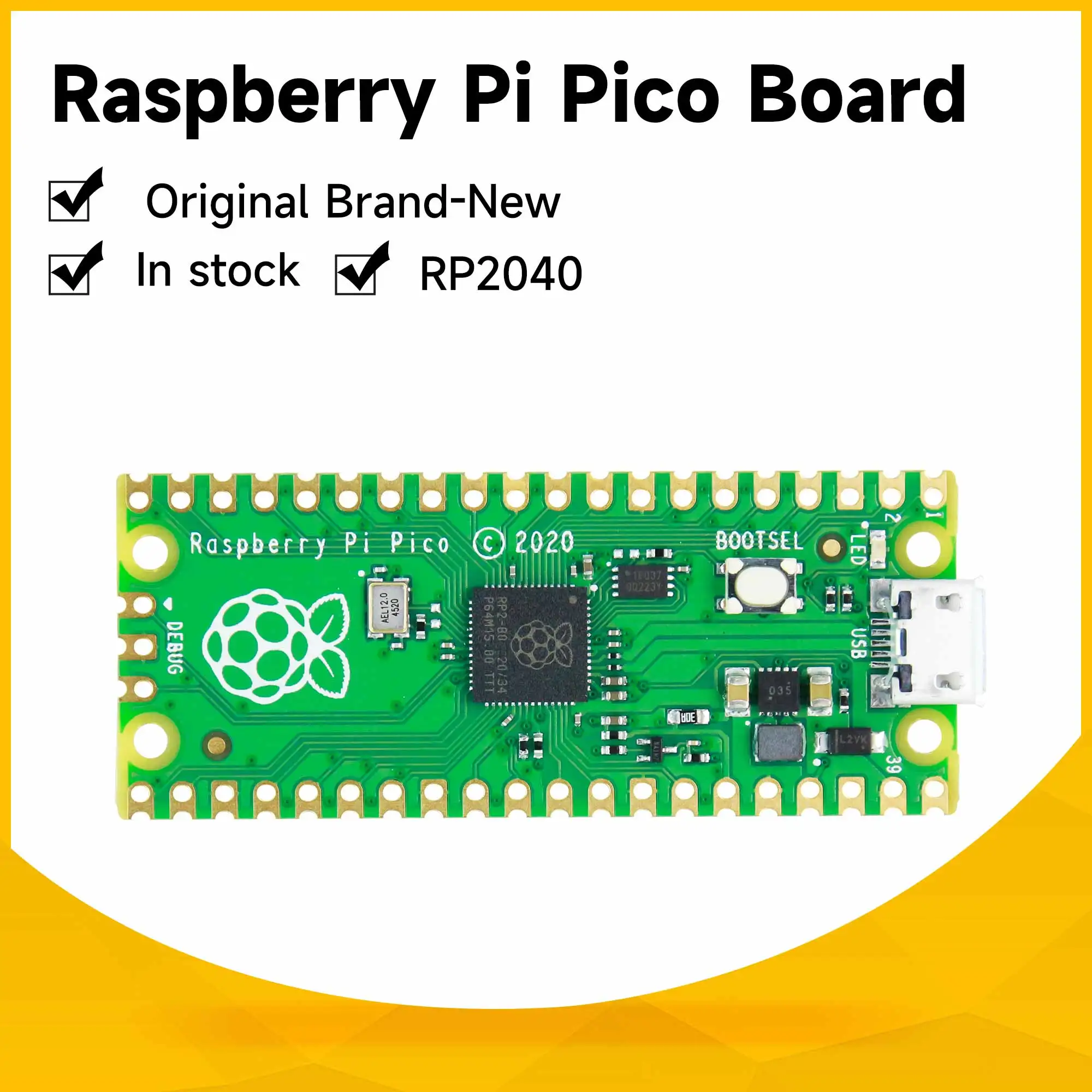 Yahboom-Raspberry-Pi-Pico-Board-Pre-Soldered-Header-Support-MicroPython ...