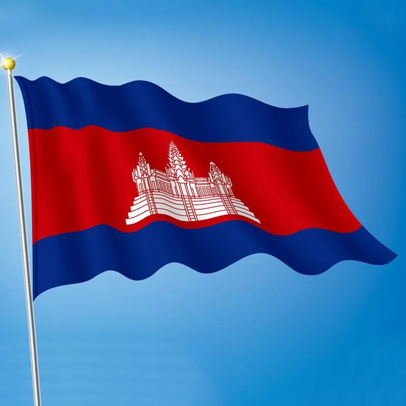 90x150cm-Cambodia-Flag-polyester-hanging-Kingdom-of-Cambodia-KHM-Flag ...