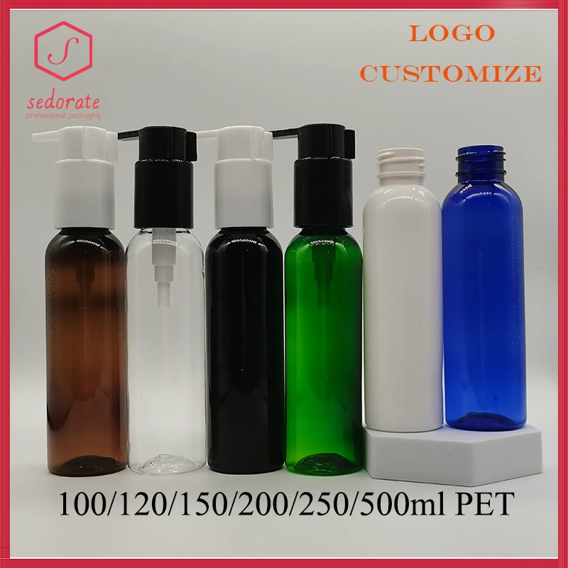 20-50pcs-Plastic-Refill-Bottle-For-Cosmetic-100ml-120ml-Turn-Off-Pump ...