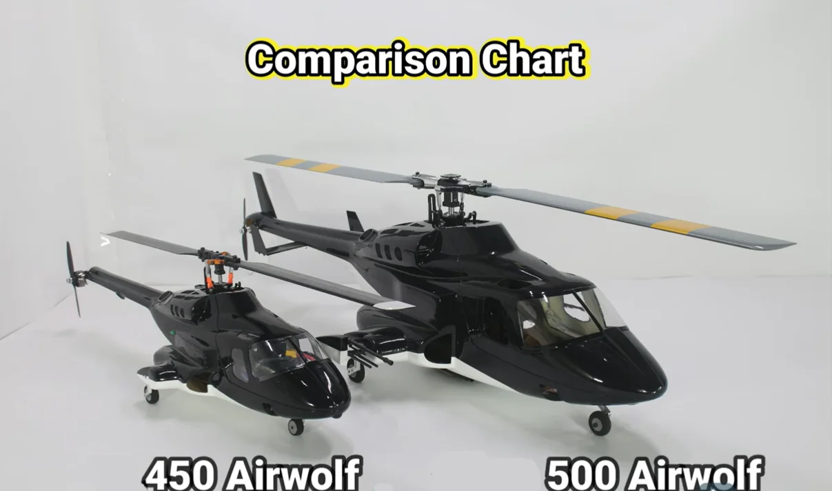 FL500 V2 FLISHRC Roban Airwolf 500 Size Helicopter Scale 6CH RC ...