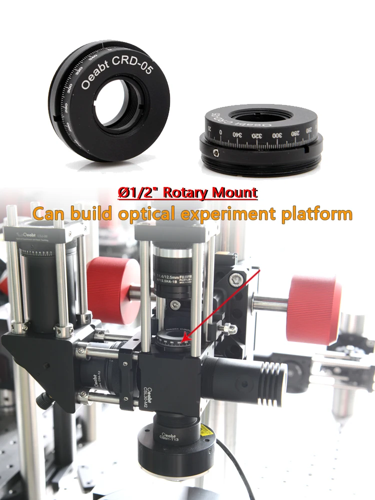 Laserland CRD-05 Rotary Mount Cage System Variable Polarization Beam ...