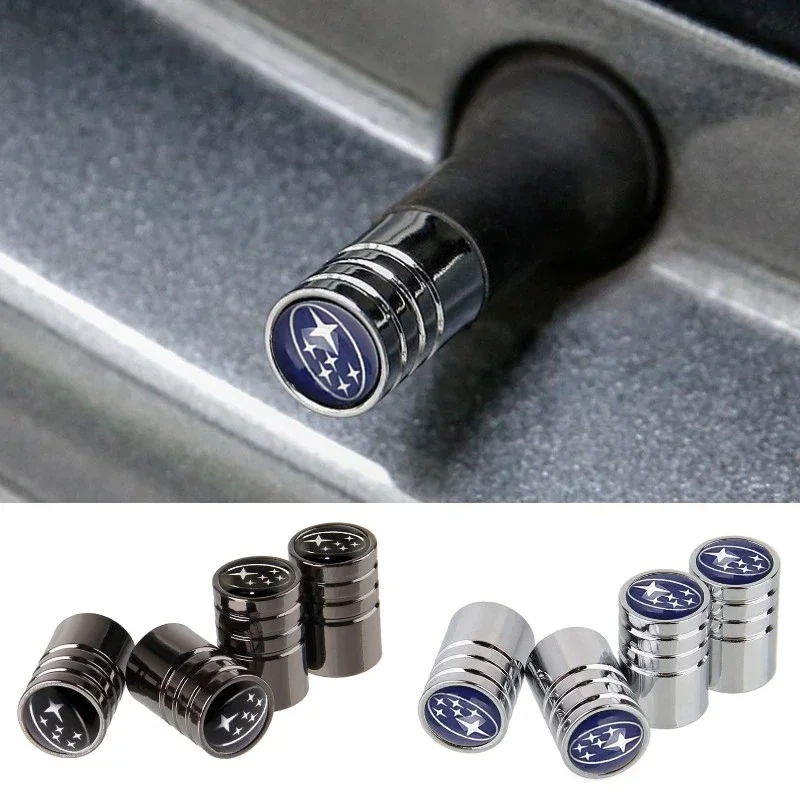 4pcs-set-Car-Tire-Valve-Stem-Caps-for-Subaru-STI-XV-Tribeca-Forester ...