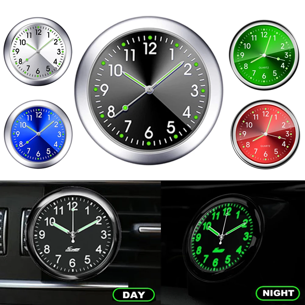 In-Car-Mini-Luminous-Car-Clock-Waterproof-Electronic-Clock-Quartz-Watch ...