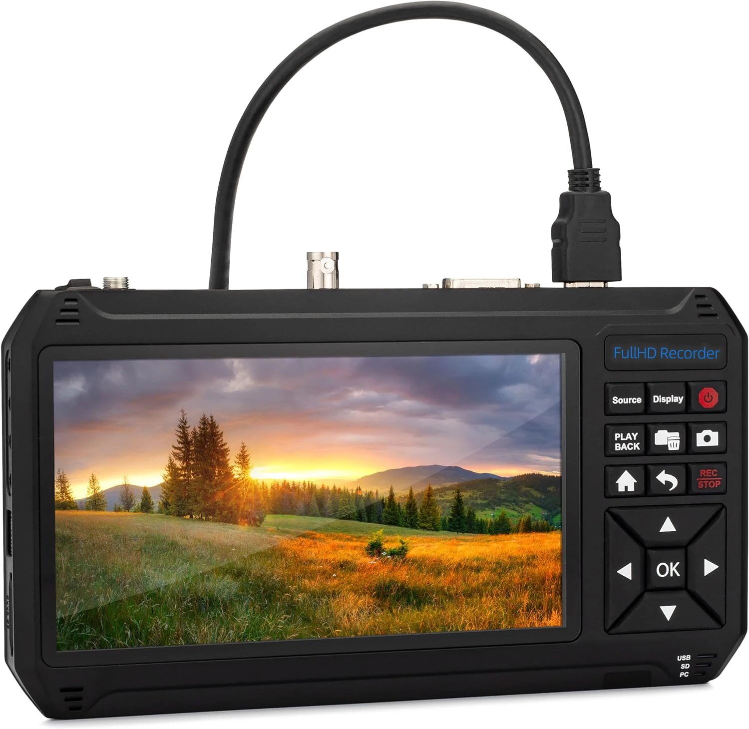 Stand-Alone-SD-Flash-USB-Drive-from-TV-Monitor-RCA-SVideo-DVI-HDMI-VGA ...