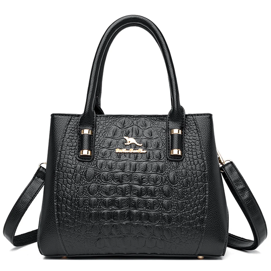 Luxury-Designer-Brand-Shoulder-Bag-High-Quality-PU-Leather-Crocodile ...