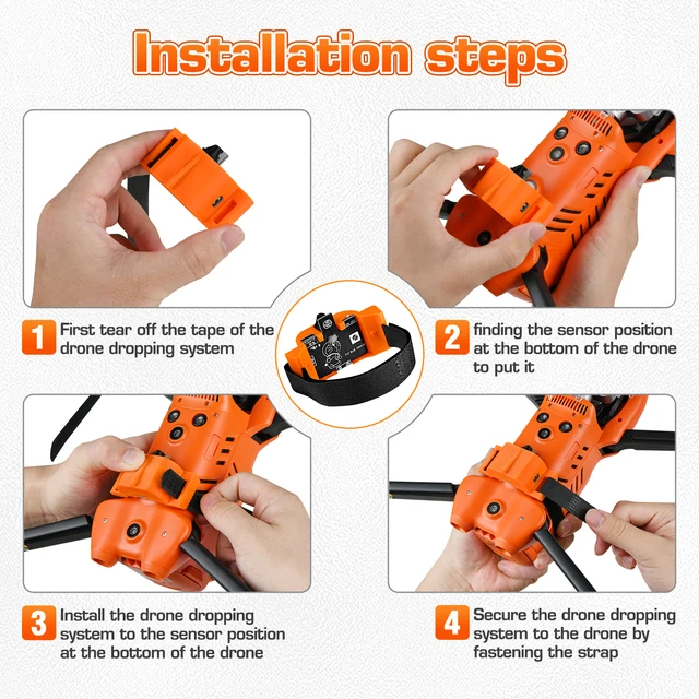 Camera Drone AirDrop System Photosensitive material dropping system For ...