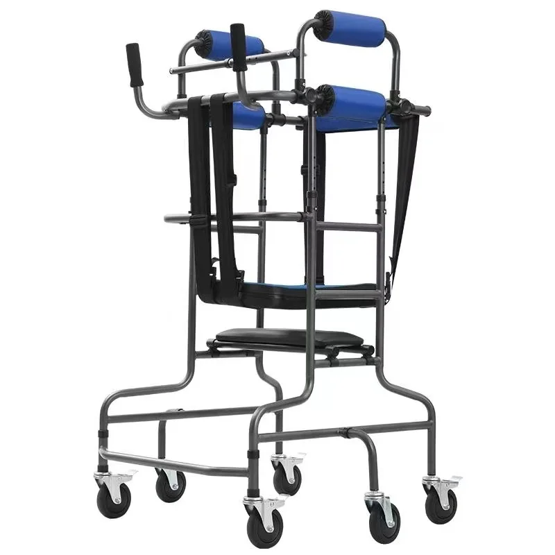 8-Wheels-Walker-Assist-Stand-Walking-Rehabilitation-Walkers-Anti ...
