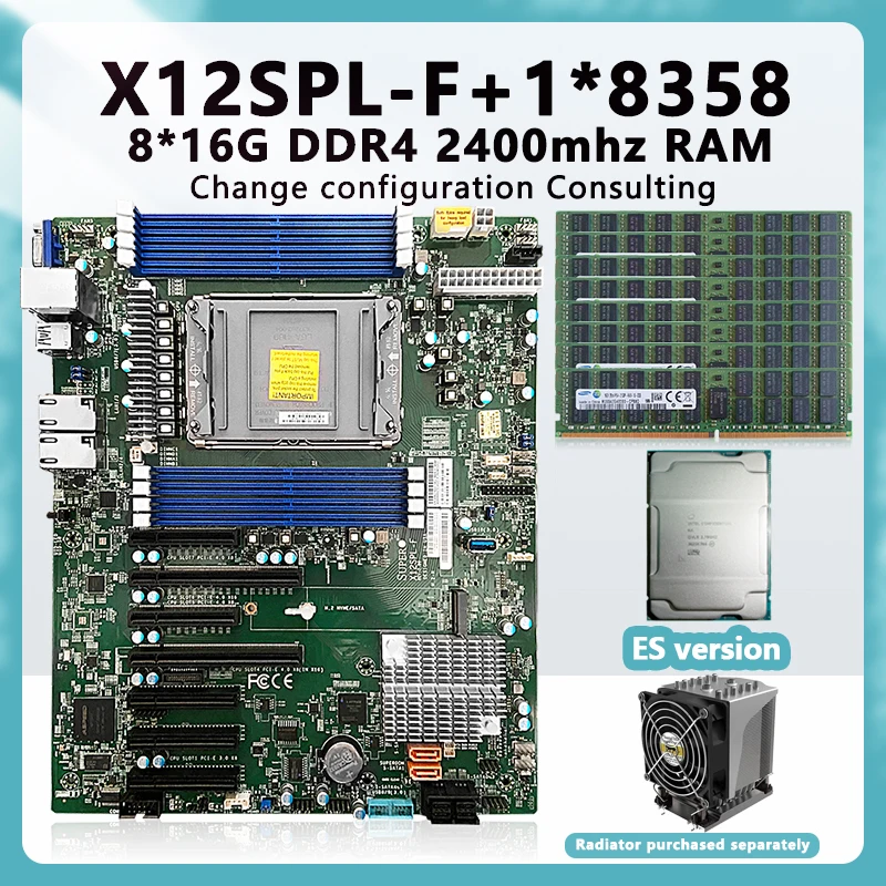 Freeship-For-X12SPL-F-Motherboard-Xeon-8358-ES-version-CPU-32C-64T-250w ...