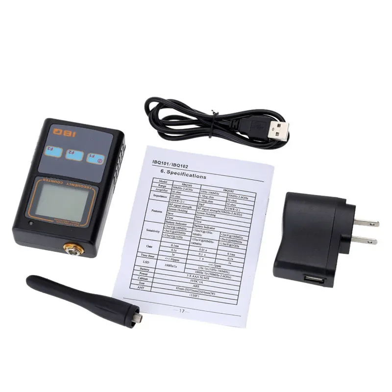 2024 IBQ101 Handheld Frequency Tester 50MHz-2.6GHz for Two Way Radio ...