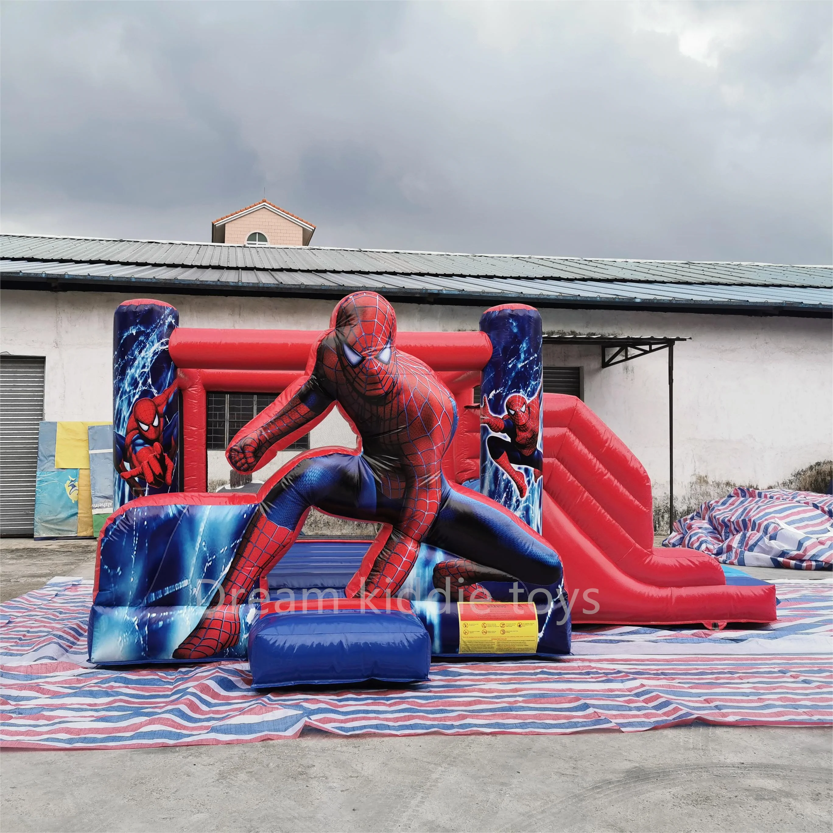 Commercial-inflatable-cartoon-bouncy-castle-cartoon-bouncer-slide ...