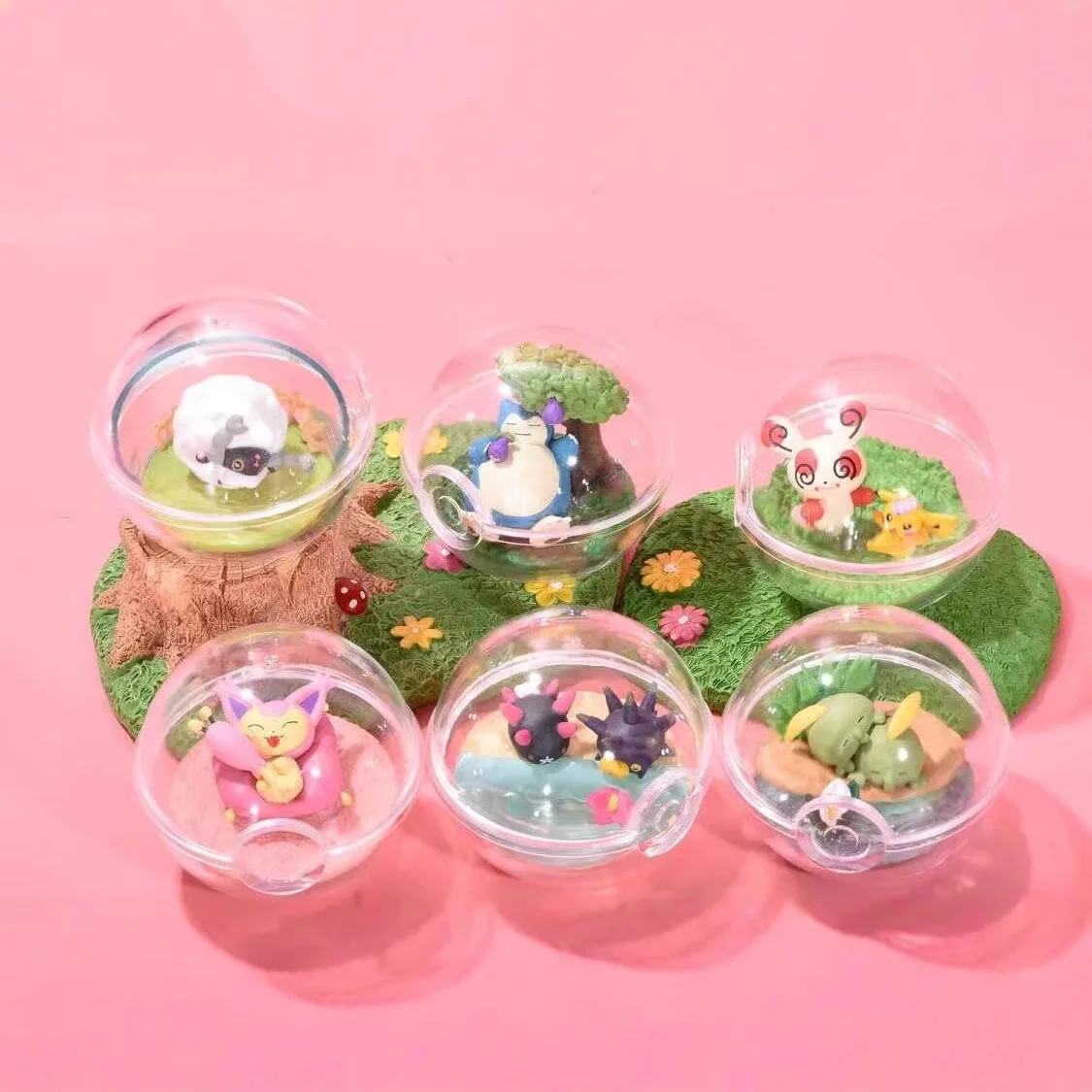 Juego de 6 figuras de acción de Pokémon Egg Snorlax de 10 cm | Walmart ...