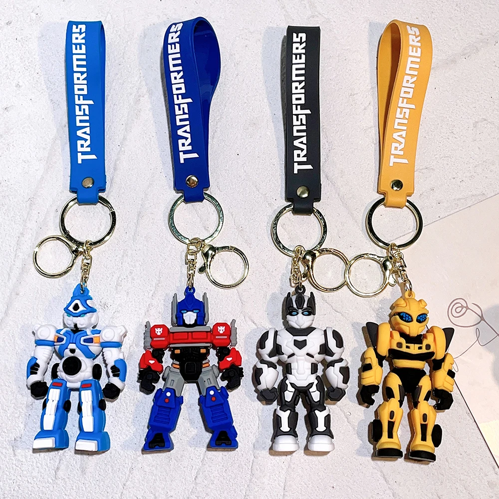 Cartoon-Movie-Transformer-Key-Chain-Optimus-Prime-bumblebee-robot-Key ...