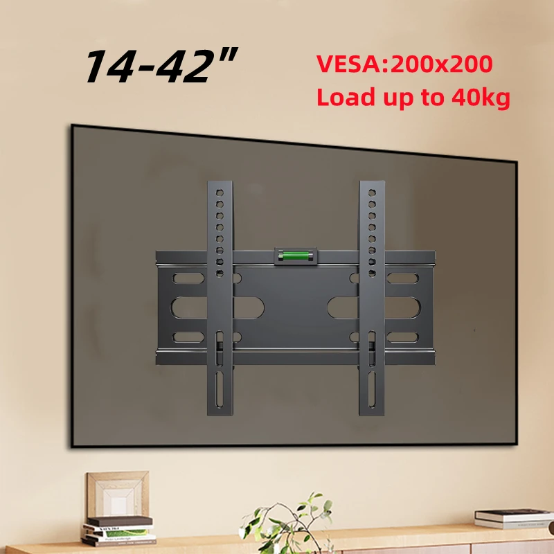 LED LCD TV Wall Mount Bracket Tilt Adjustable Strengthen TV Support for ...
