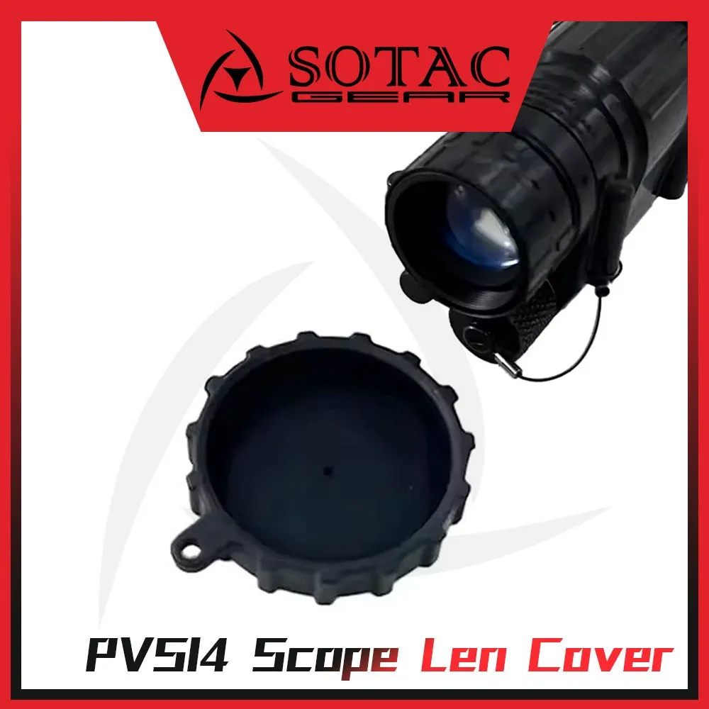 SOTAC-GEAR PVS14 Rubber Lens Cover Monocular Objective Lens Mask Dust ...
