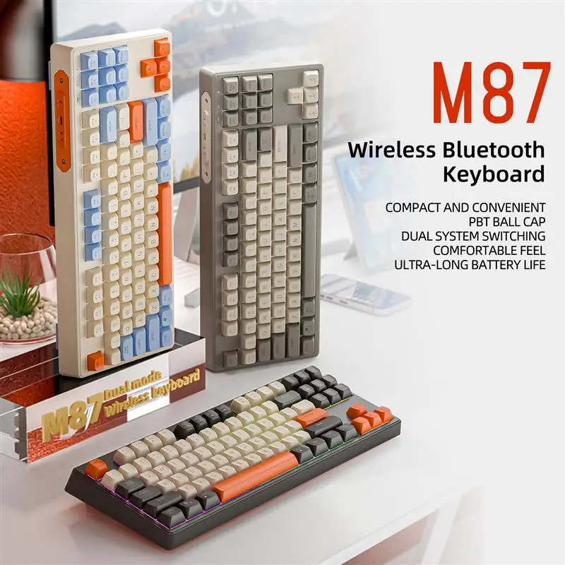 M87-Bluetooth-Gaming-Keyboard-2-4G-Dual-Mode-Connection-PBT-Ball-Cap ...