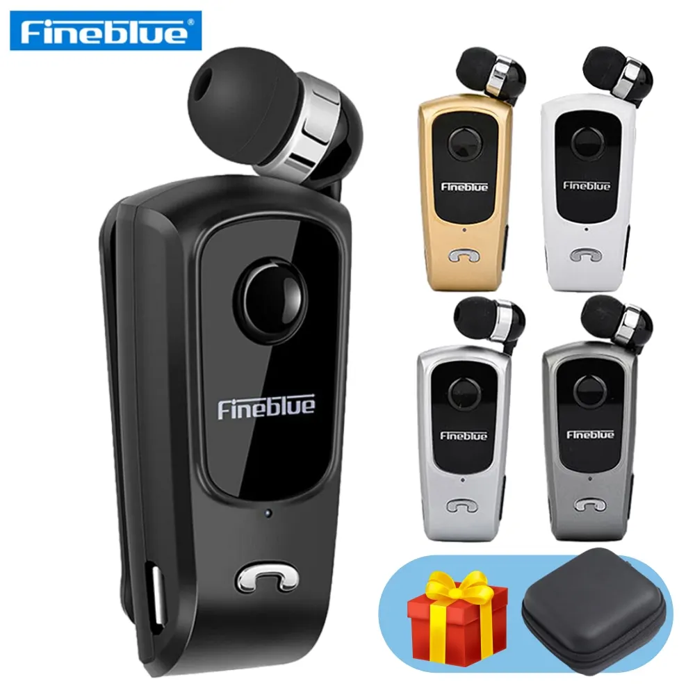 Fineblue F920 Collar Clip Wireless Earphone Lotus Bluetooth Headset ...