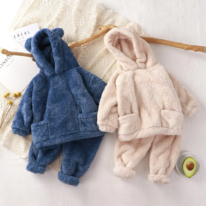 Clothing Autumn Kids Set Warm | Children Home Clothing Set - Children ...