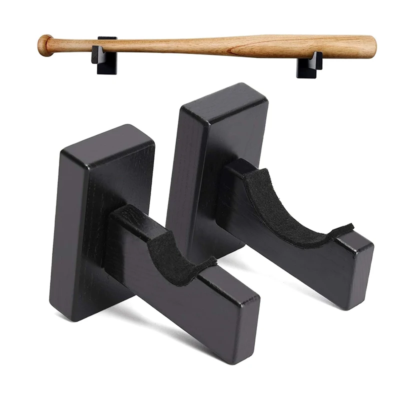 2Pcs-Baseball-Bat-Stand-Wooden-Baseball-Bat-Display-Holder-Portable ...