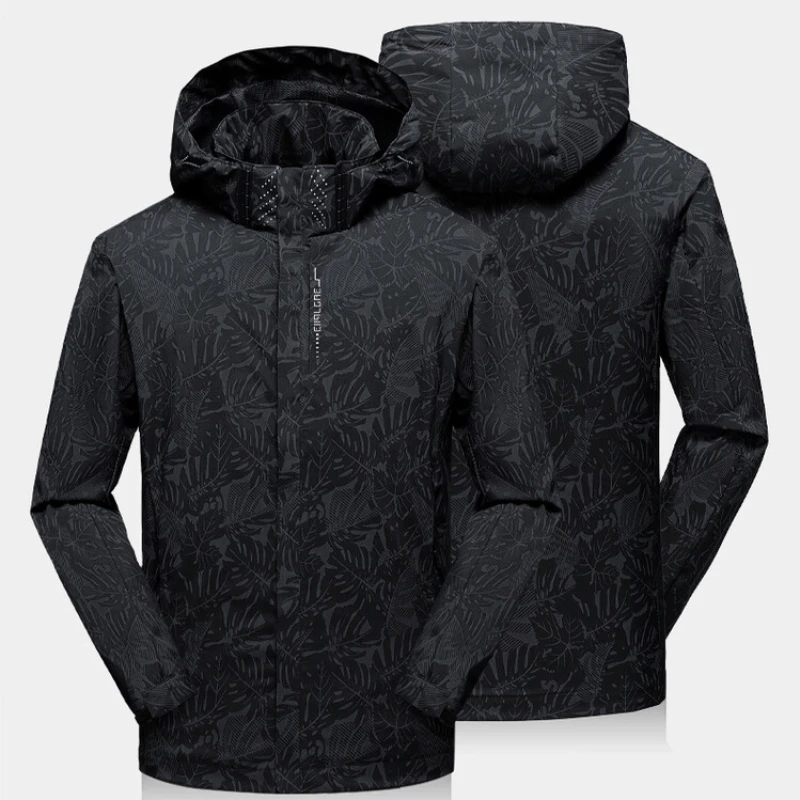 New-Men-s-Sports-Jacket-with-Maple-Leaf-Print-Waterproof-and-Windproof ...