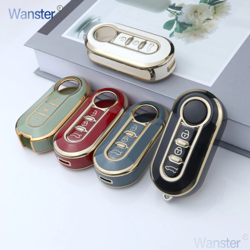 3-Bottons-TPU-Car-Key-Case-Cover-Shell-for-Fiat-500-Ducato-Panda-500L ...