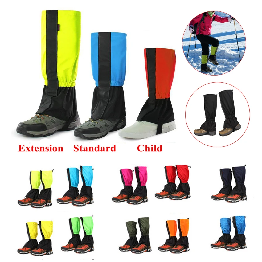 Outdoor-Waterproof-Leg-Gaiters-Leg-Covers-Hiking-Camping-Climbing ...
