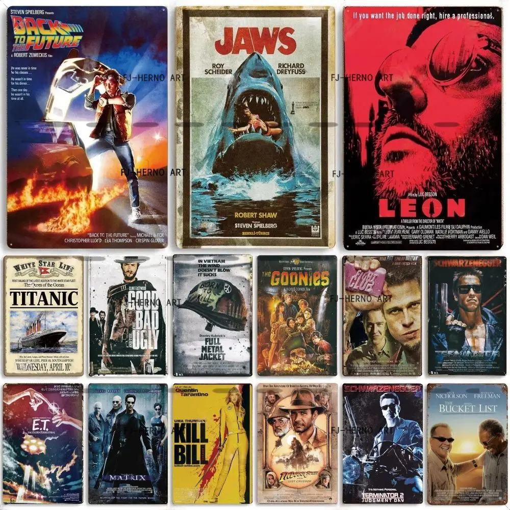 Classic-American-retro-Films-Metal-Sign-Old-Movie-Metal-Plaque-Poster ...