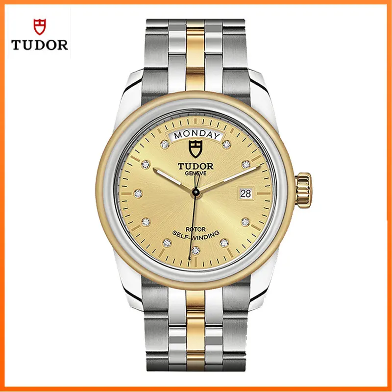 Tudor-Junyu-serie-M56003-reloj-mec-nico-redondo-de-diamante-para-hombre ...