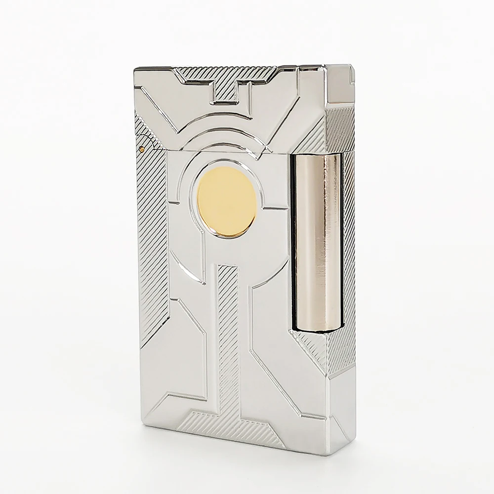 Iron-Man-Lighters-Soft-Flame-Butane-Gas-Refillable-Classic-Smoking ...