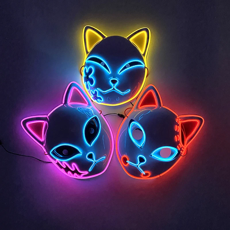LED-Luminous-Demon-Slayer-Mask-Anime-japon-s-Tanjiro-Carnaval ...