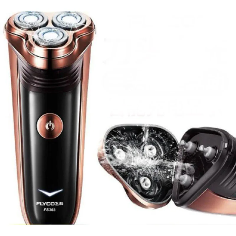 FLYCO FS363 Electric Shaver Men's Razor Beard Trimmer Rechargeable ...