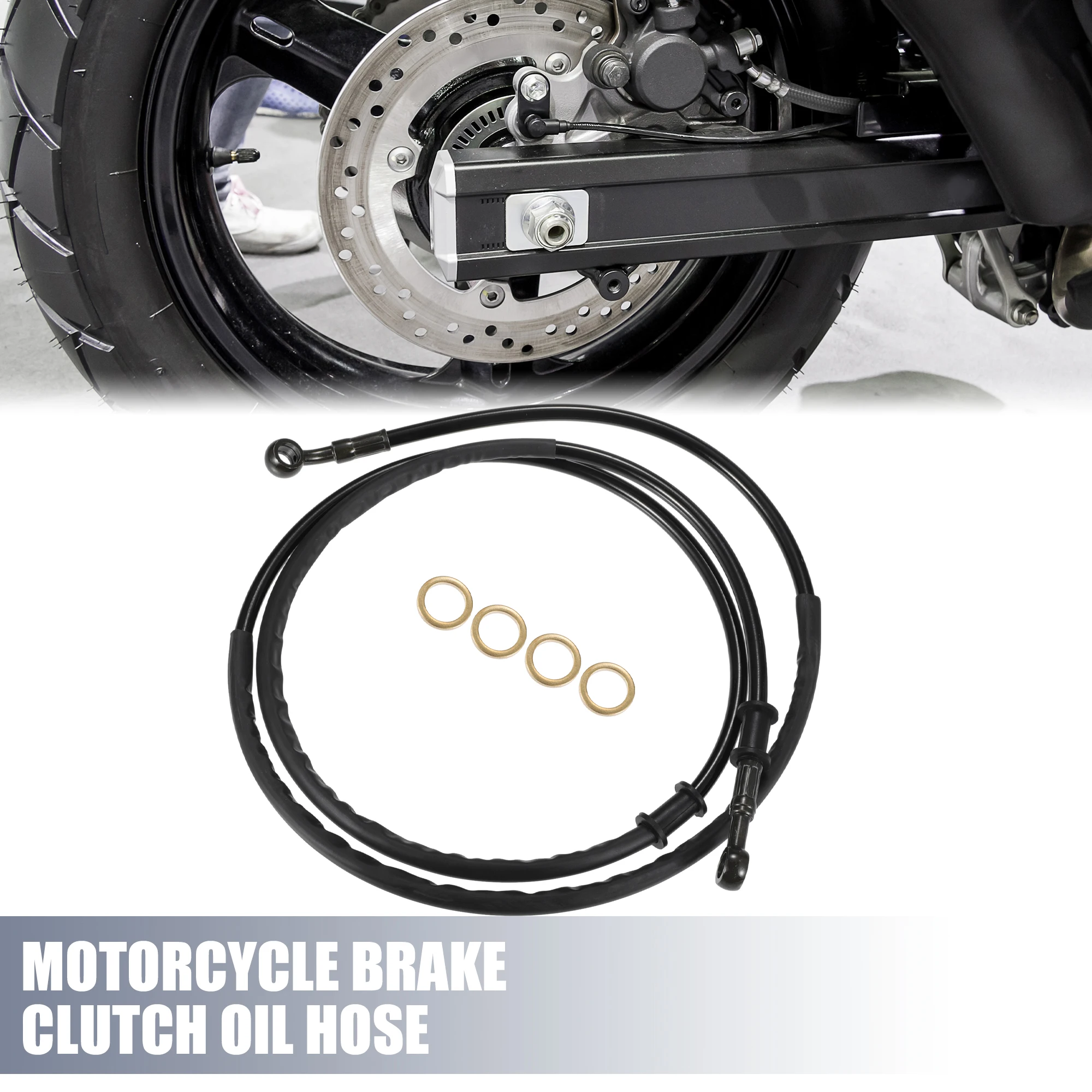 Motoforti-35cm-to-165cm-Motorcycle-Braided-Brake-Clutch-Oil-Hoses-Line ...