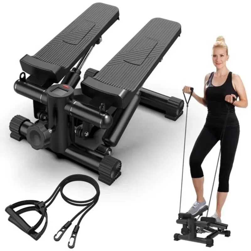 Mini-Steppers-for-Exercise-at-Home-Stair-Stepper-with-Resistance-Bands ...
