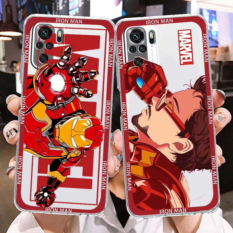 Marvel-Iron-Man-Tony-Stark-Phone-Case-For-Xiaomi-Redmi-Note-11E-11S-11 ...