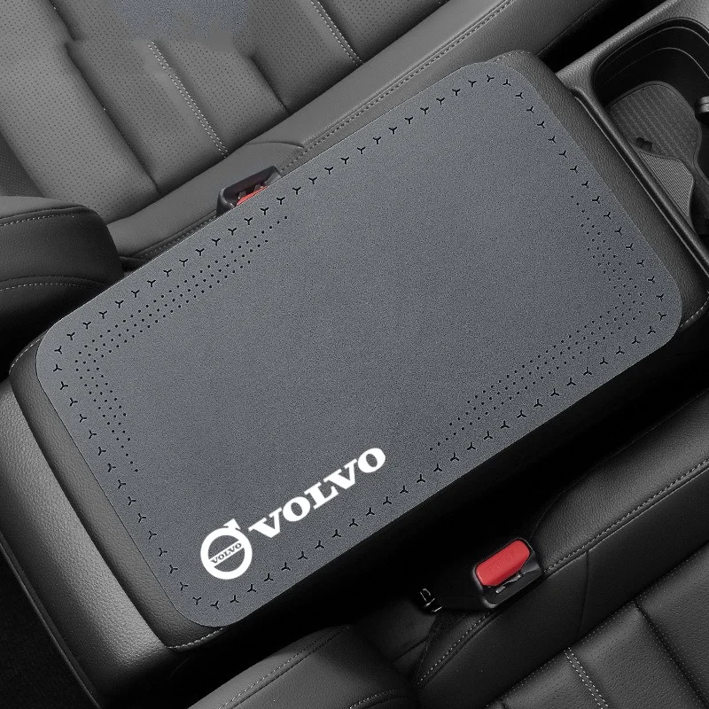 Car-Armrest-Pad-Center-Console-Box-Cover-Protector-Cushion-For-Volvo ...