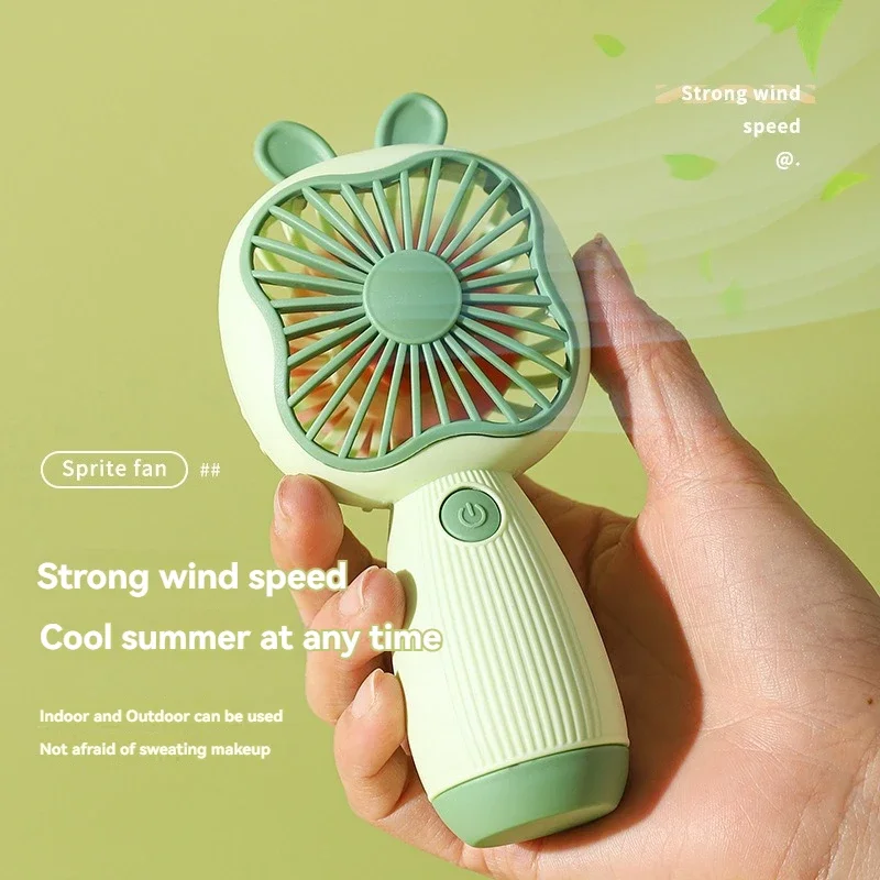 New-Creative-Small-Electric-Fan-Cartoon-Style-Super-Strong-Wind-Long ...